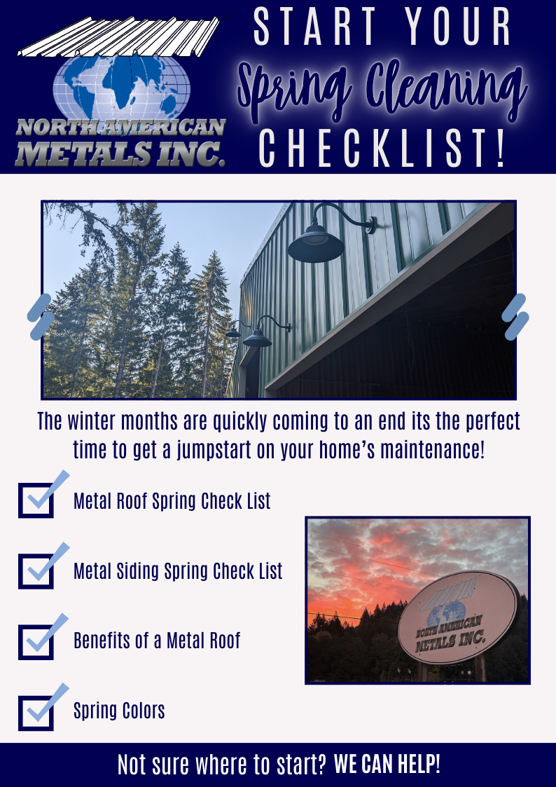 Start Your Spring Cleaning Checklist! – North American Metals Inc.