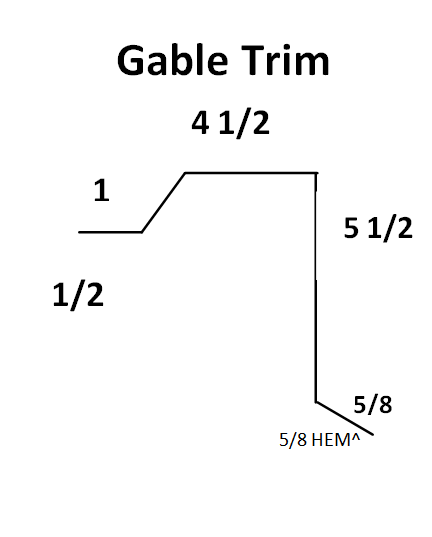 Exposed - Gable Trim – North American Metals Inc.